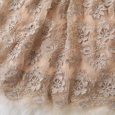 Lace Dress In Beige on Luulla